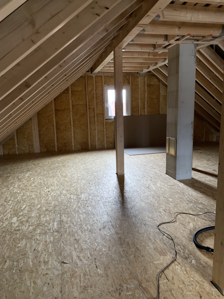 Das Projekt Dachboden - Das Hausbauprojekt